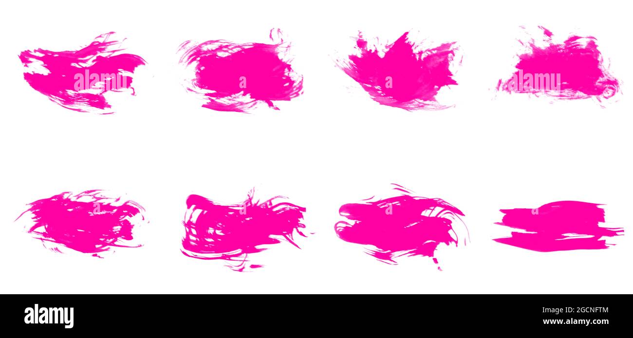 Abstract beautiful set brushes background. Paint grunge texture ...