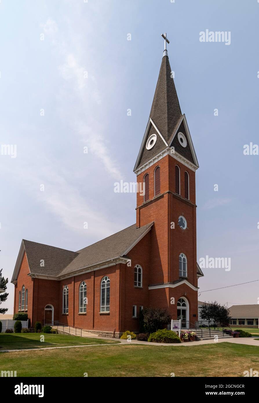 St. Gall's Catholic Church, built in 1905, Colton, WA 99113, USA Stock ...