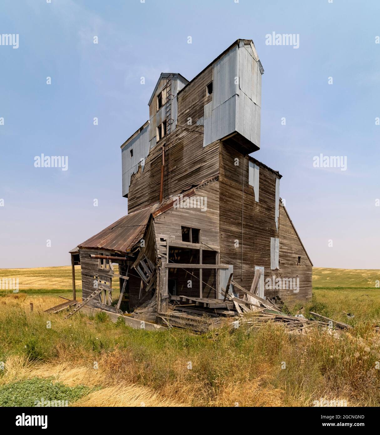 derelict barn, Palouse, Washington State, USA Stock Photo - Alamy