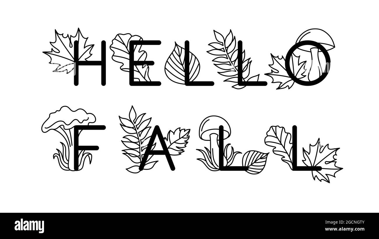 Text autumn sale in Stock Vector Images - Alamy