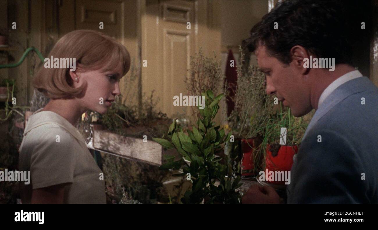 Los Angeles. CA. USA. Mia Farrow as Rosemary Woodhouse and John ...