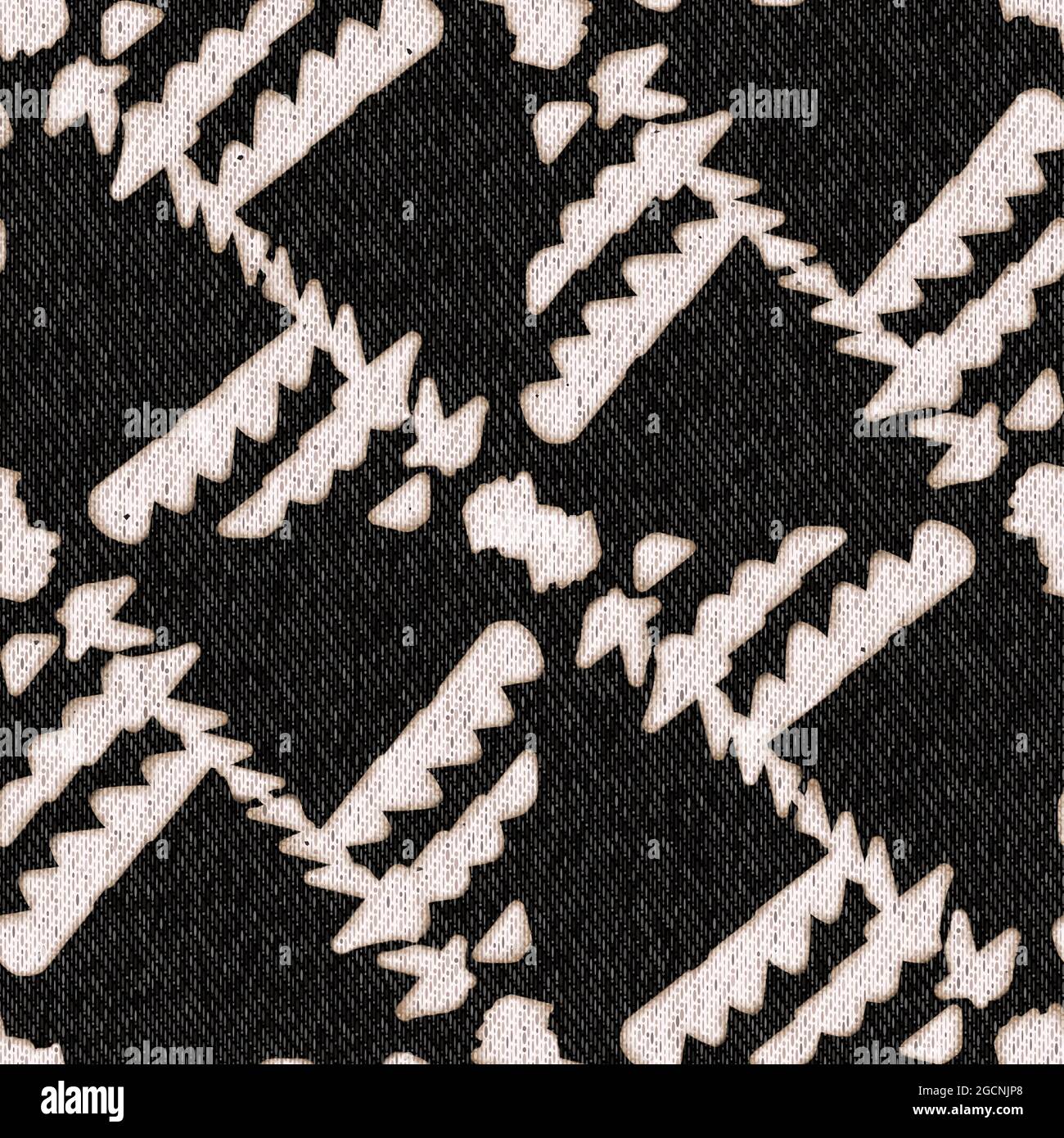 Seamless tan neutral colored denim pattern design for print Stock Photo ...