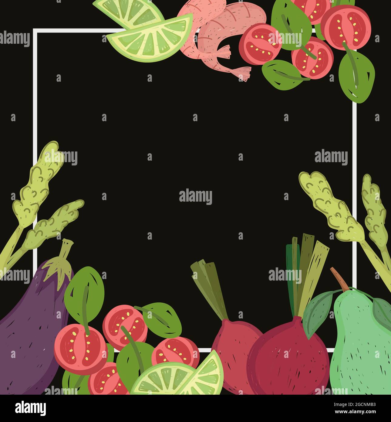 healthy food fresh Stock Vector Image & Art - Alamy