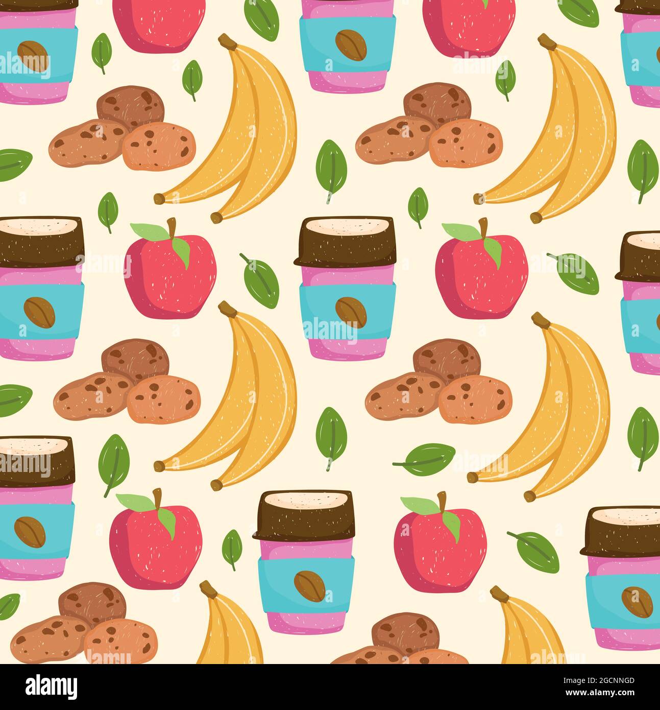 healthy food cartoon Stock Vector Image & Art - Alamy