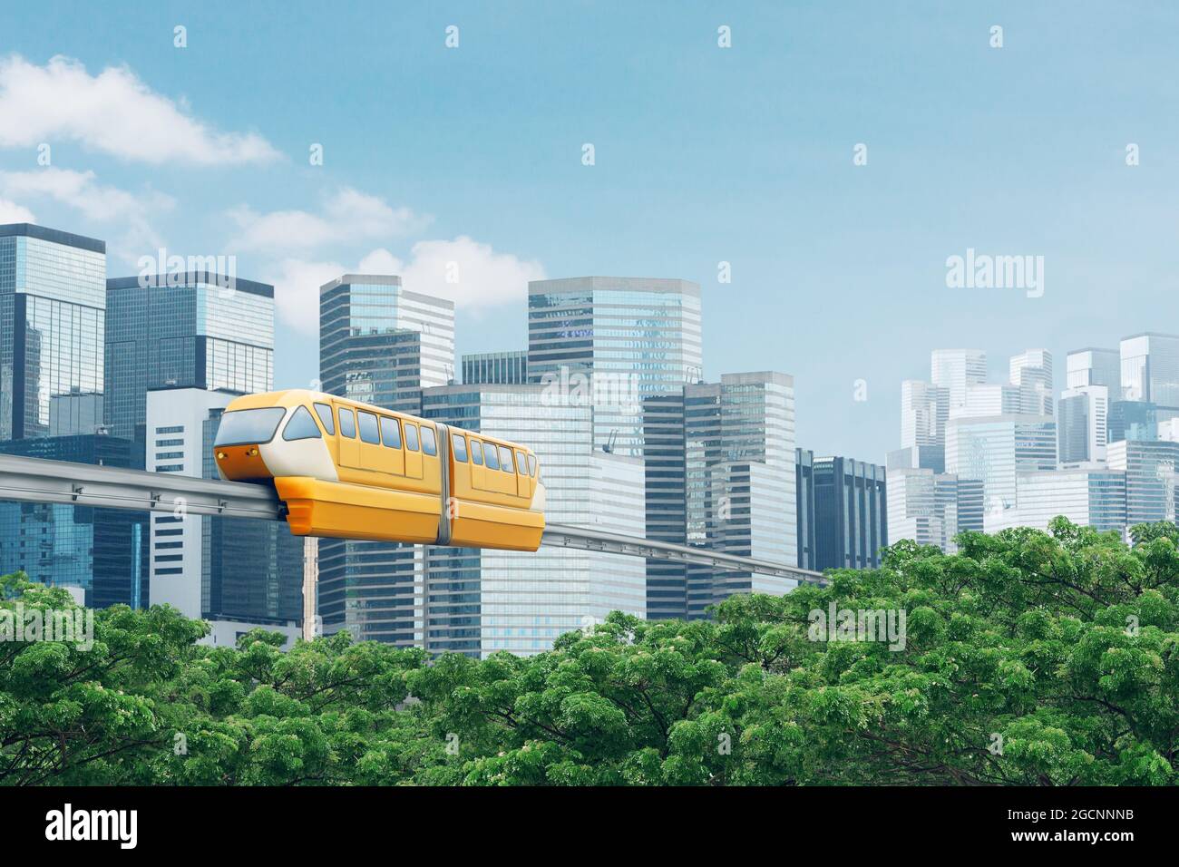 Urban monorail hi-res stock photography and images - Alamy