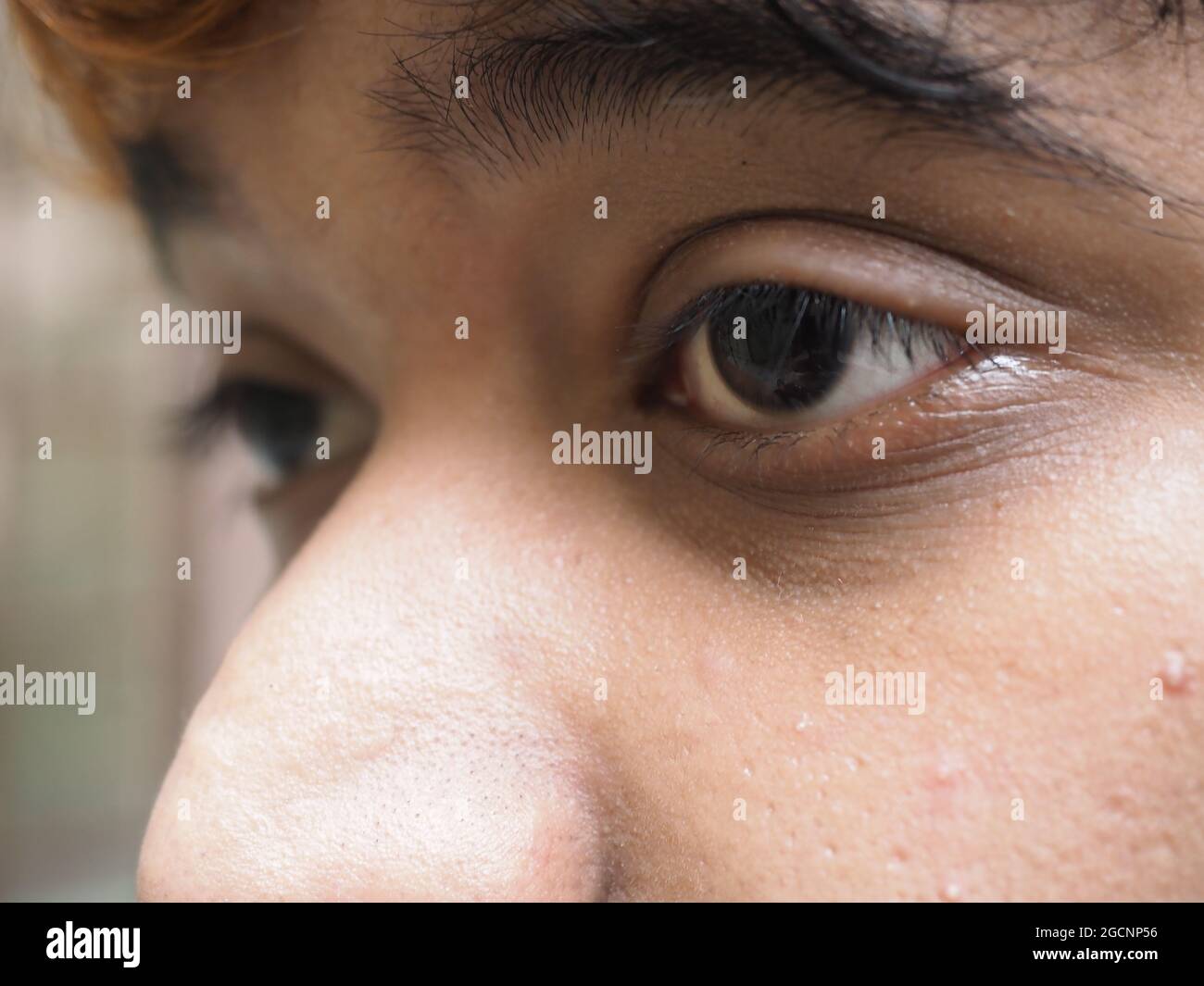 human eyes close-up shot Stock Photo - Alamy