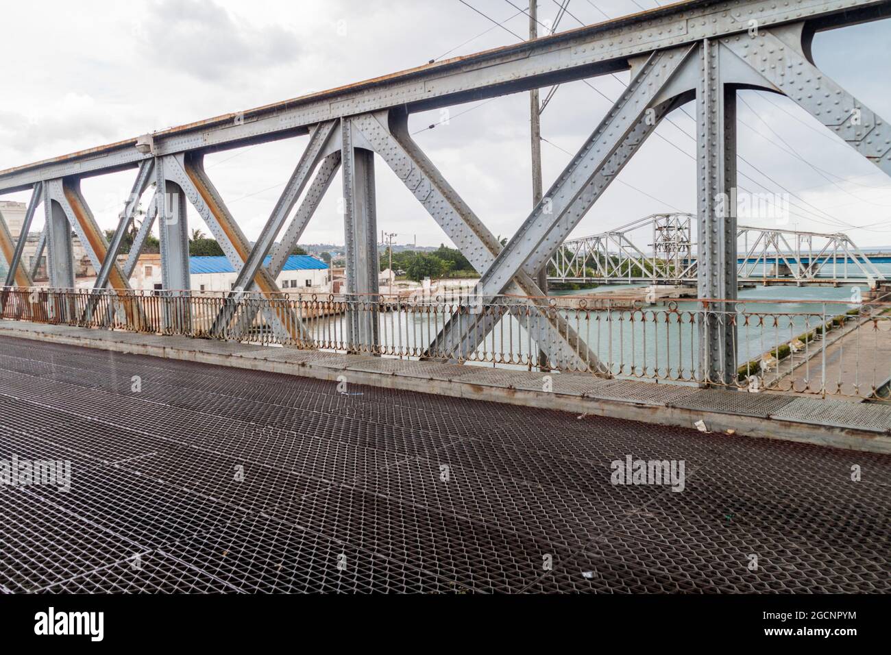 Calixto Garcia bridge over San Juan river in Matanzas, Cuba. Puente ...