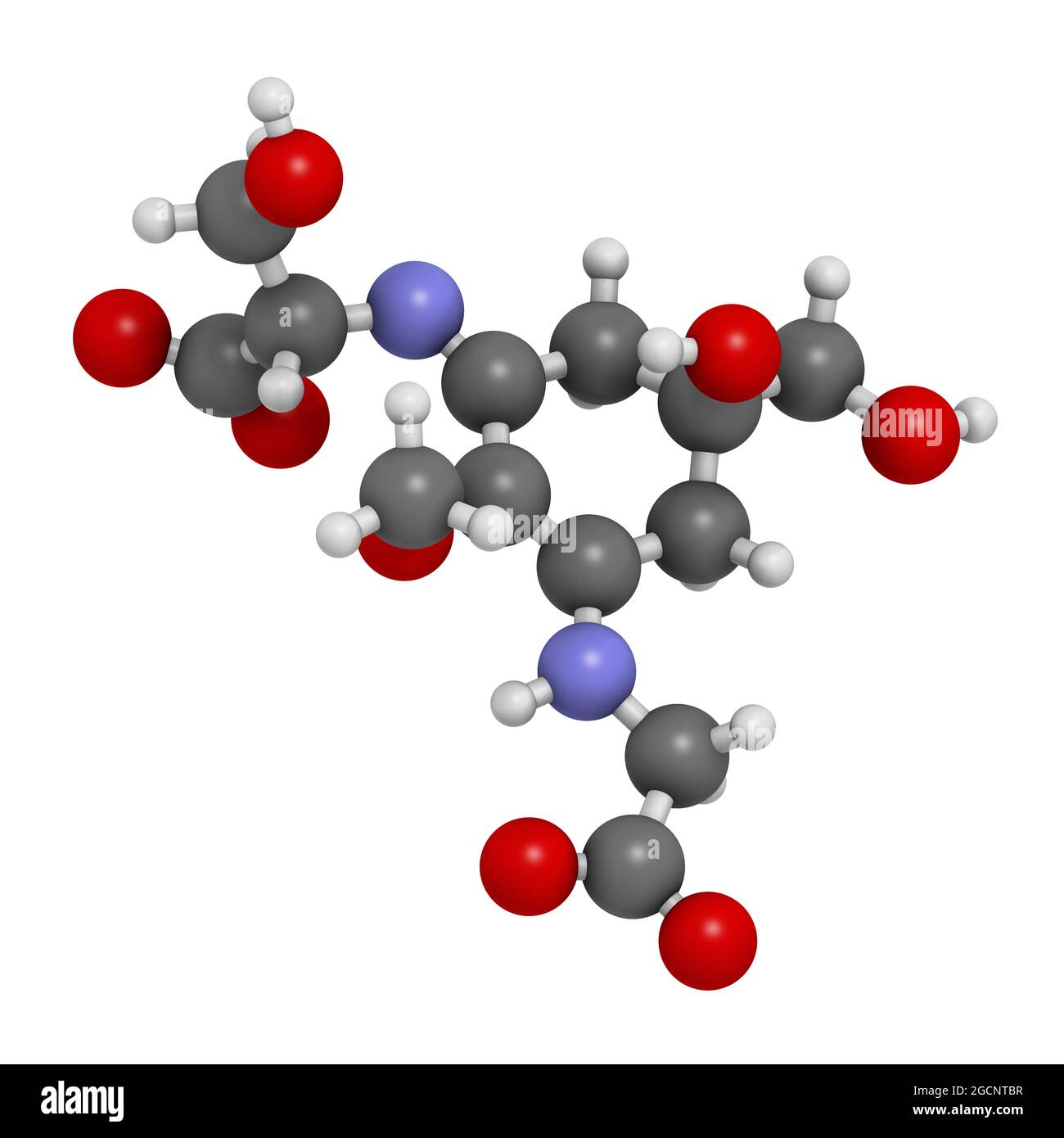 Shinorine sunscreen molecule. 3D rendering Stock Photo - Alamy