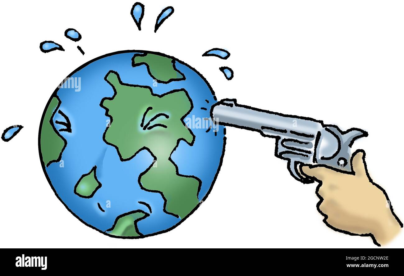 Earth under the gun hi-res stock photography and images - Alamy