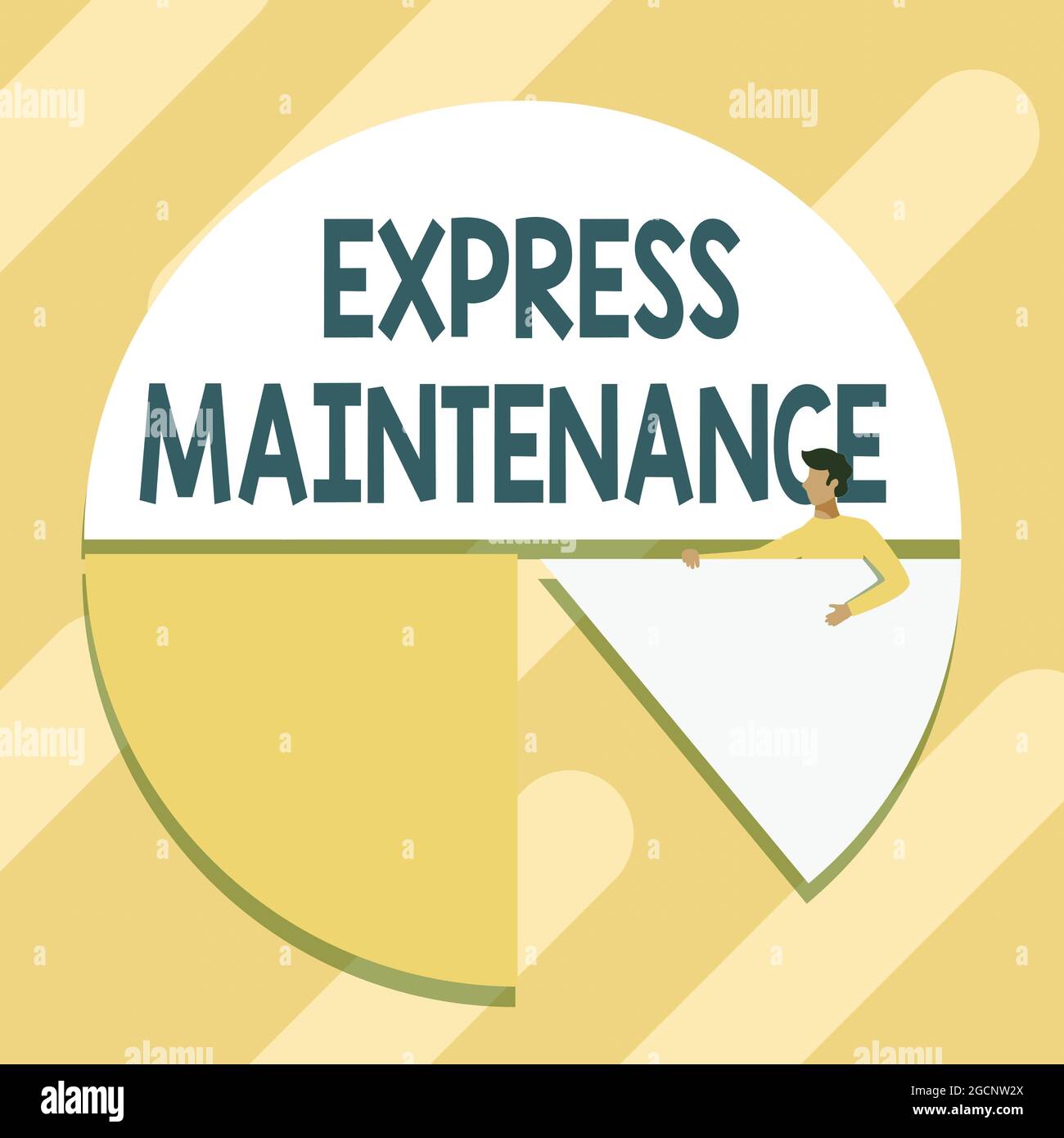 Inspiration showing sign Express Maintenance. Internet Concept damage ...