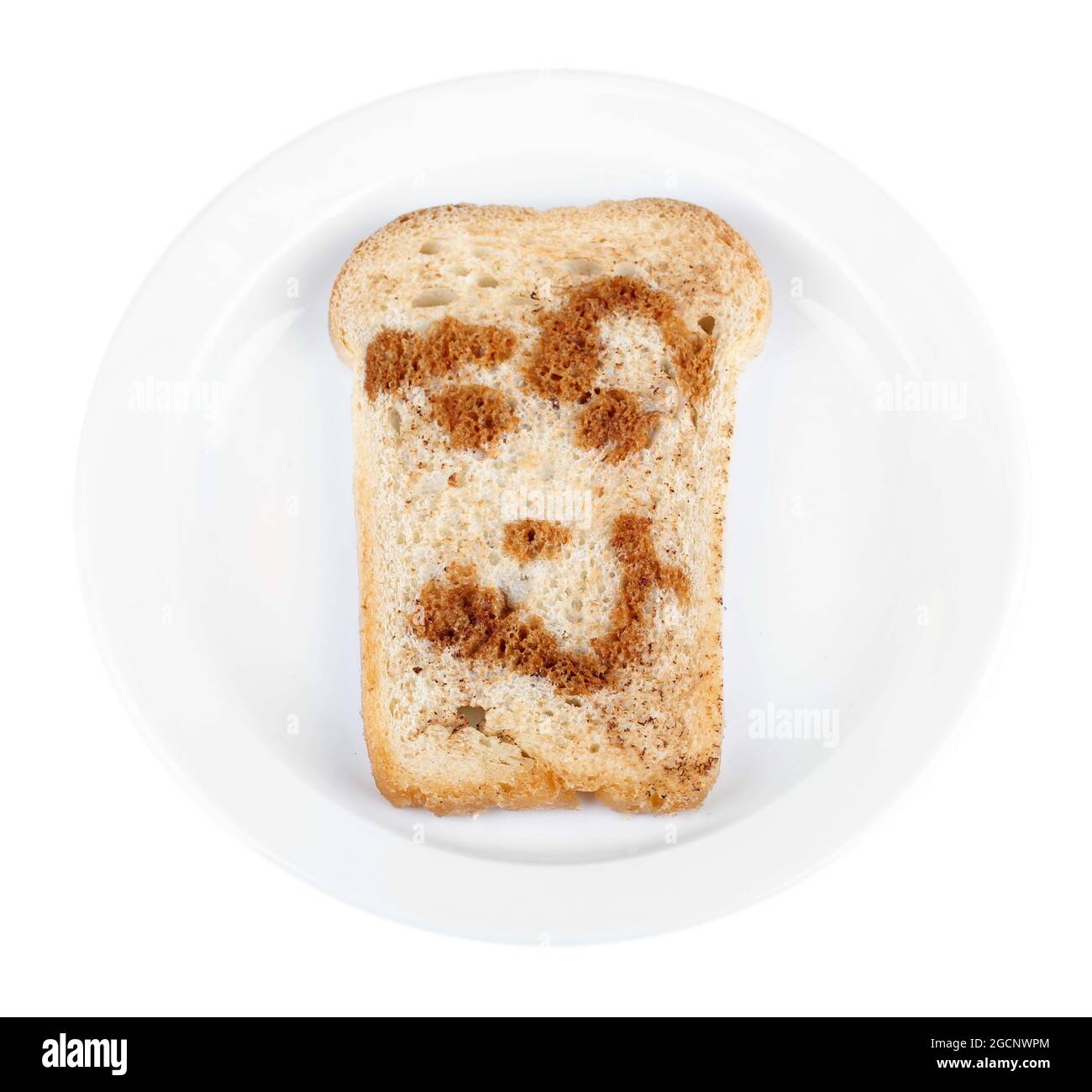 Sliced white bread face Cut Out Stock Images & Pictures - Alamy