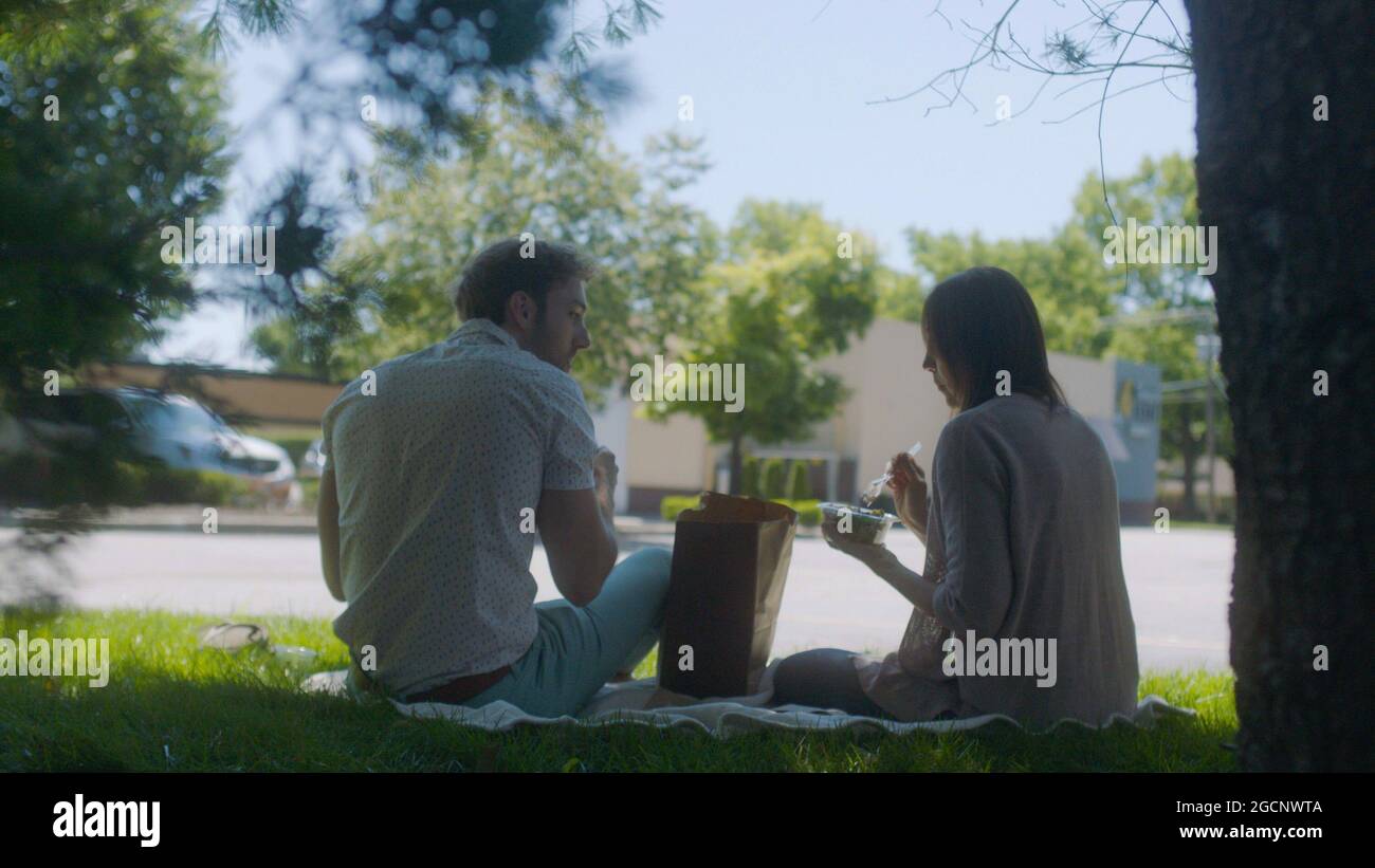 CICADA, from left: Matthew Fifer, Sandra Bauleo, 2020. © Strand ...