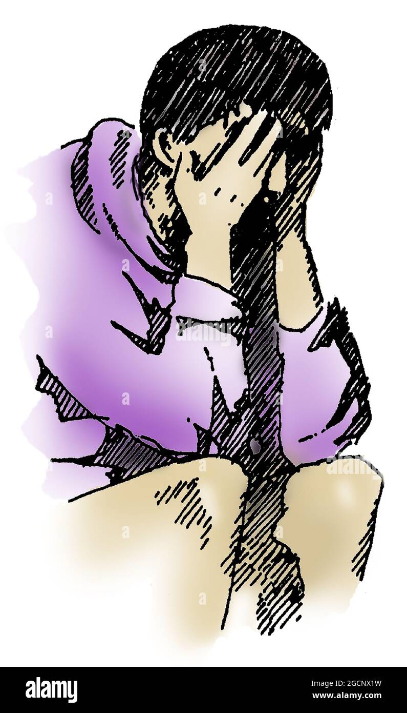 Agony stricken hi-res stock photography and images - Alamy