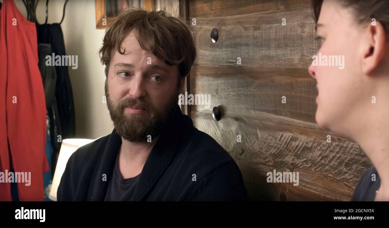 FULLY REALIZED HUMANS, from left: Joshua Leonard, Jess Weixler, 2020. © Gravitas Ventures ...