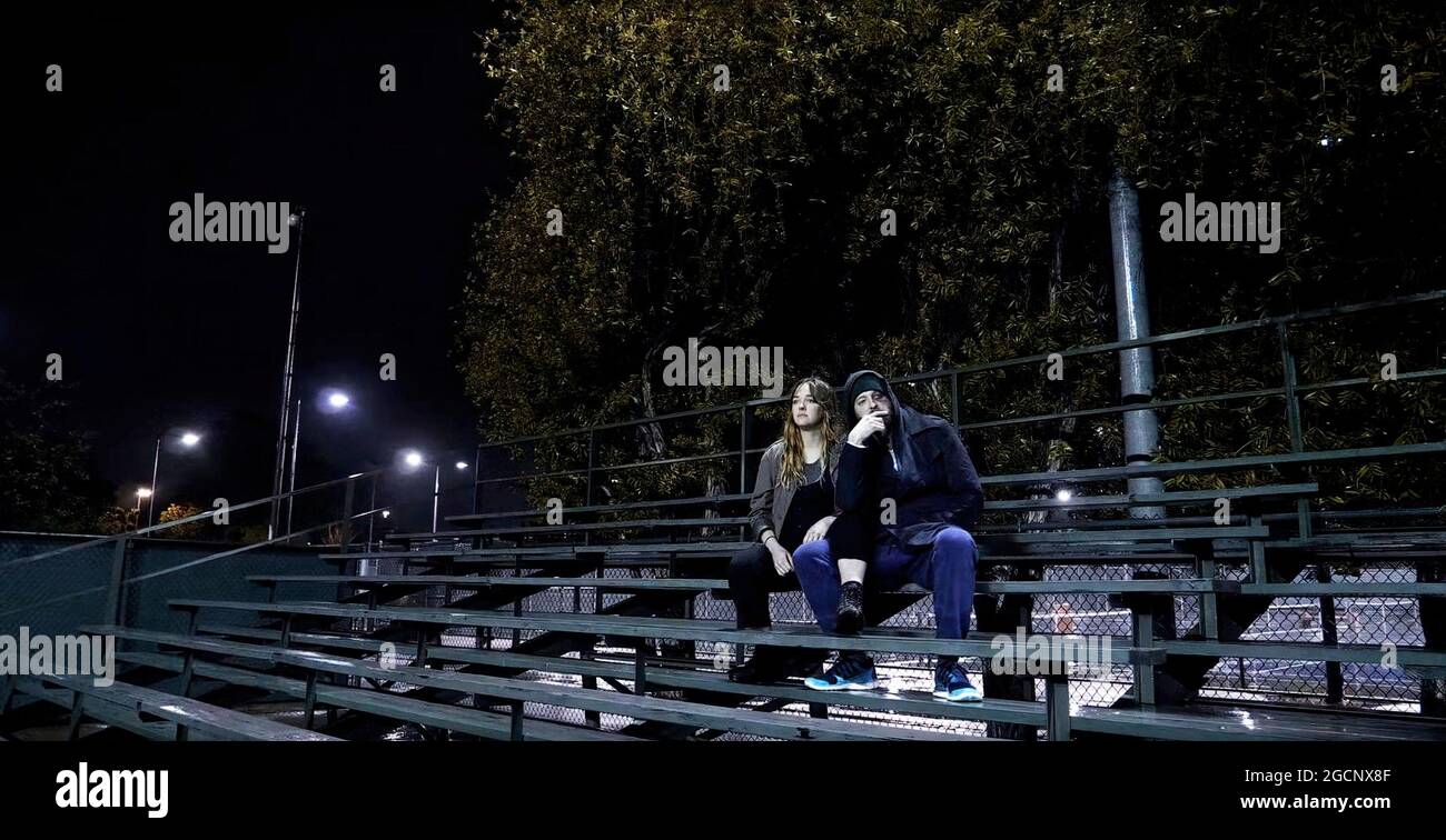 FULLY REALIZED HUMANS, from left: Jess Weixler, Joshua Leonard, 2020. © Gravitas Ventures ...