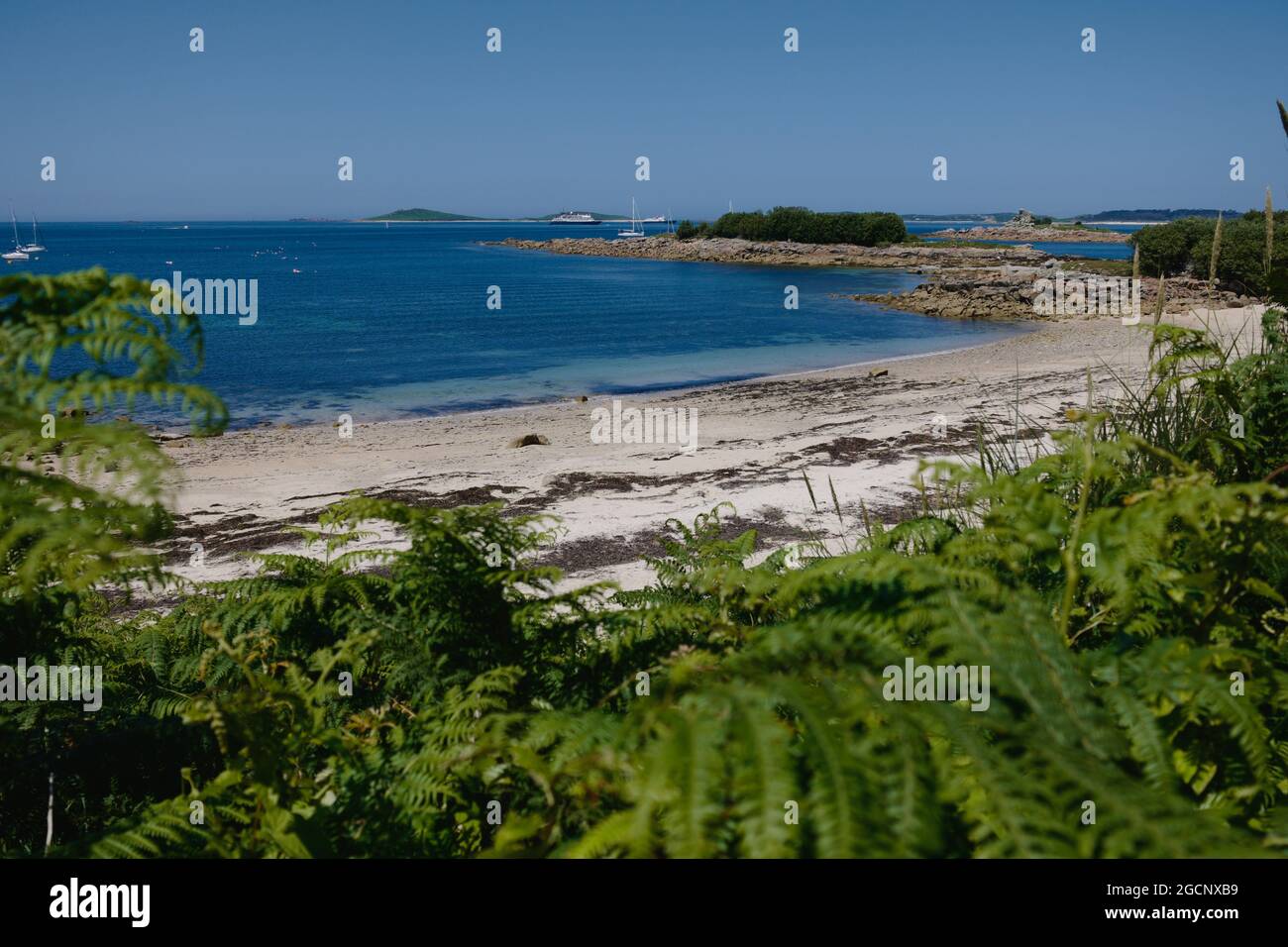 Porthmellon / Porthloo beach, St Mary's island, Isles of Scilly ...
