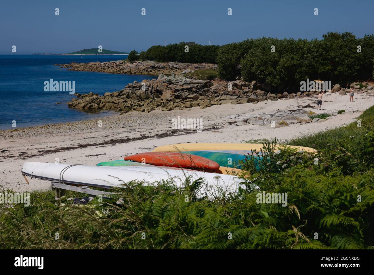 Porthmellon / Porthloo beach, St Mary's island, Isles of Scilly ...