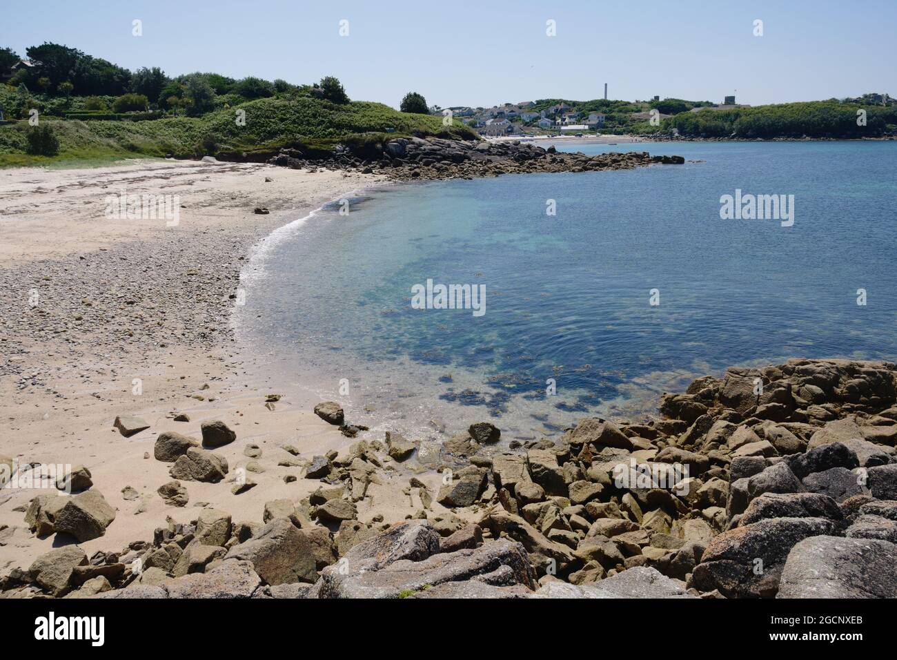 Porthmellon / Porthloo beach, St Mary's island, Isles of Scilly ...