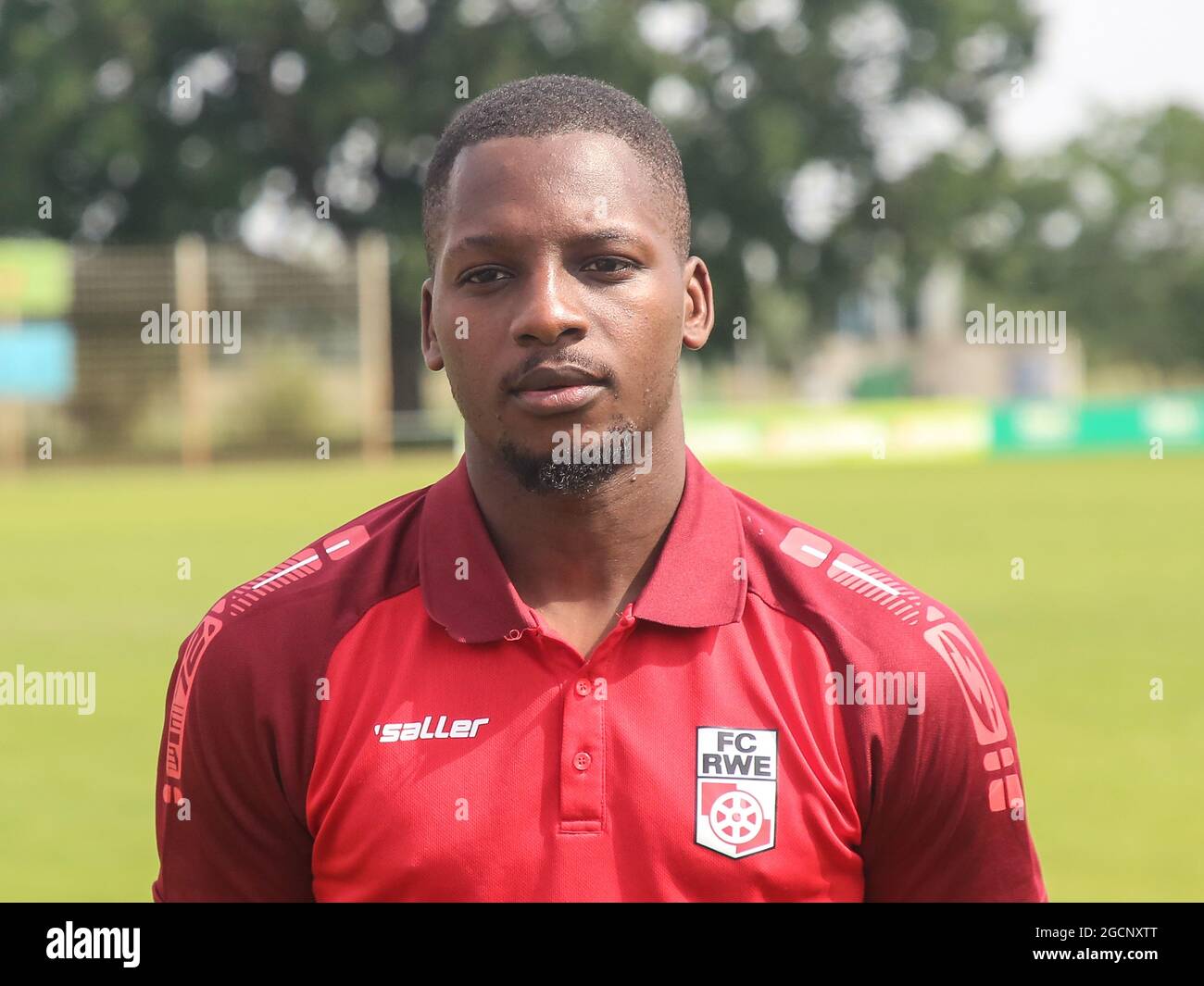 Congolese Footballer Kevin Nsimba FC Rot-Weiß Erfurt Season 2021-22 ...