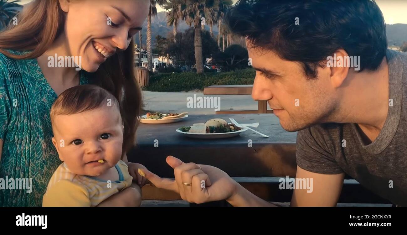NOT GOING QUIETLY, healthcare activist Ady Barkan with his wife Rachael King and their son Carl ...