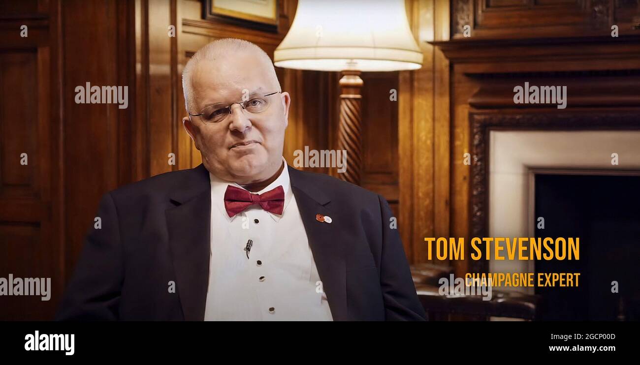 SPARKLING: THE STORY OF CHAMPAGNE, Tom Stevenson, champagne expert, 2021. © Gravitas Ventures ...