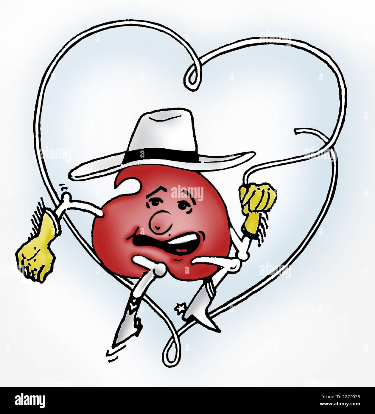 Heart of a Cowboy Stock Photo - Alamy