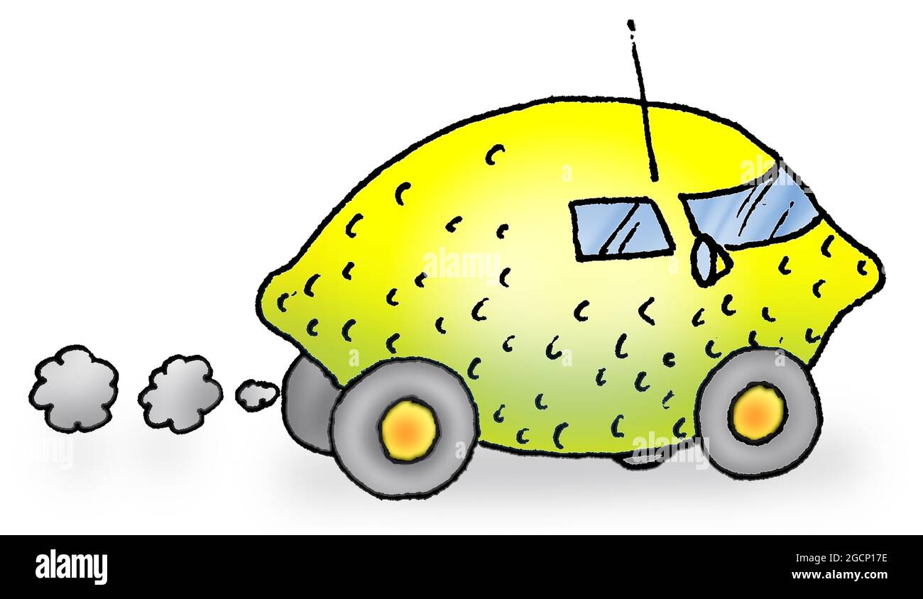 That Car's a Lemon Stock Photo - Alamy