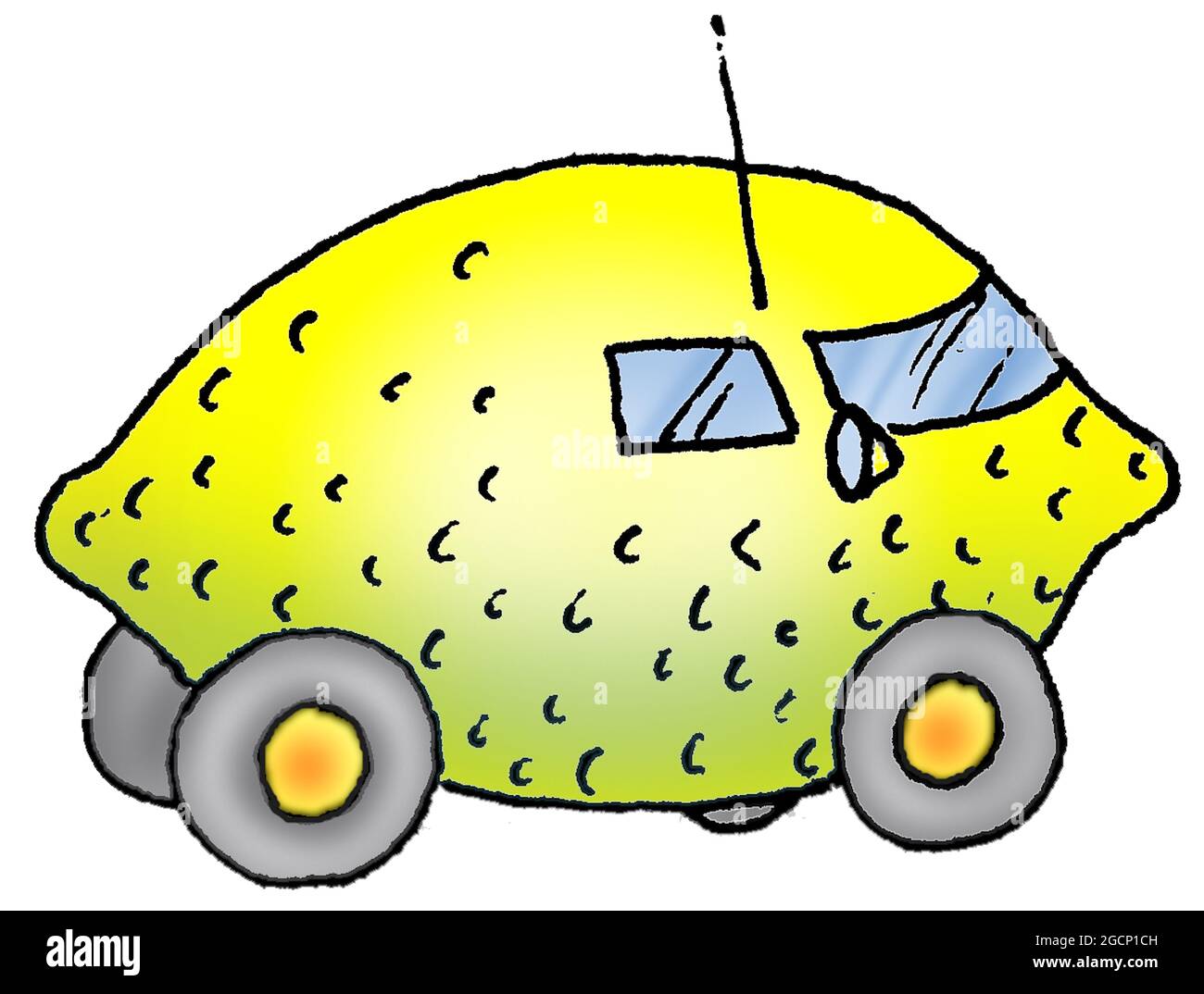 That Car's a Lemon Stock Photo - Alamy