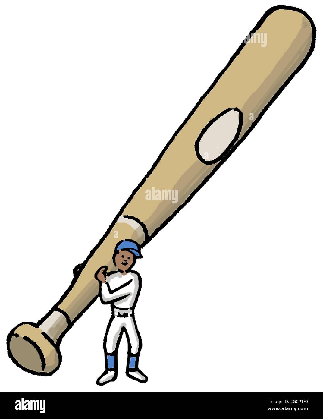 Big Bat Boy Stock Photo - Alamy