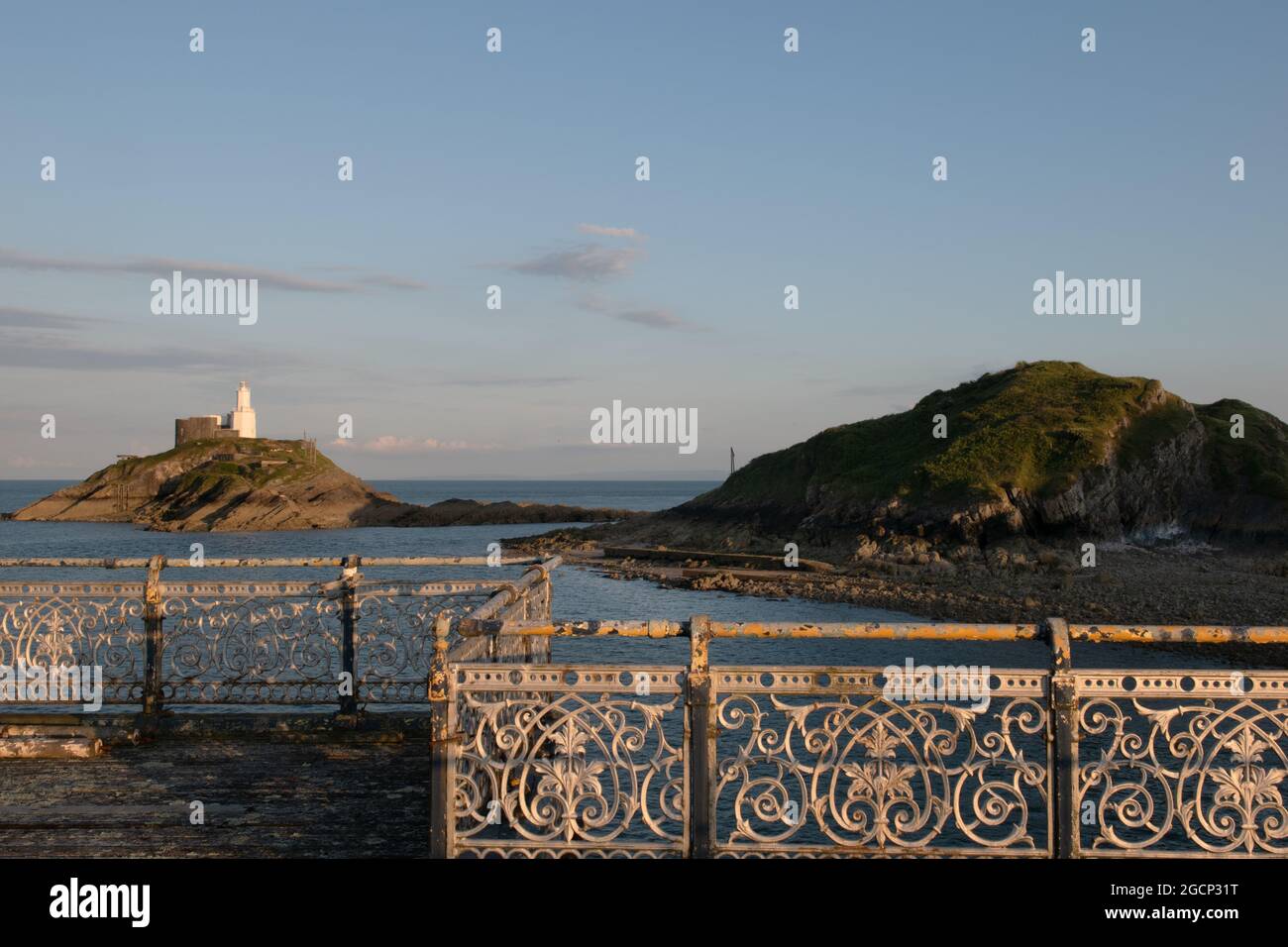 The Mumbles Pier, Swansea, Wales, UK Stock Photo - Alamy