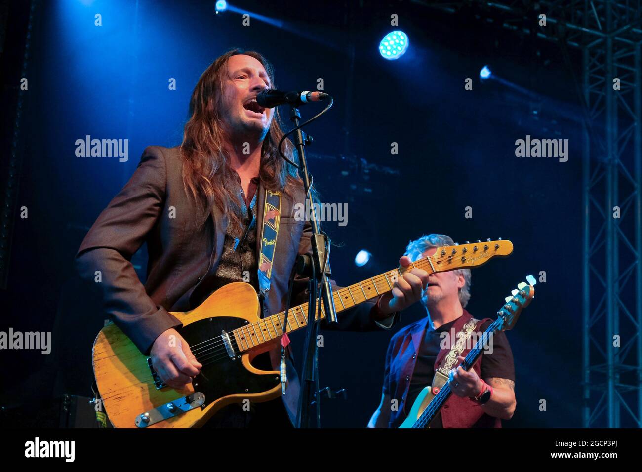 Wickham, UK. 08th Aug, 2021. Platinum album award winner Benjamin ...