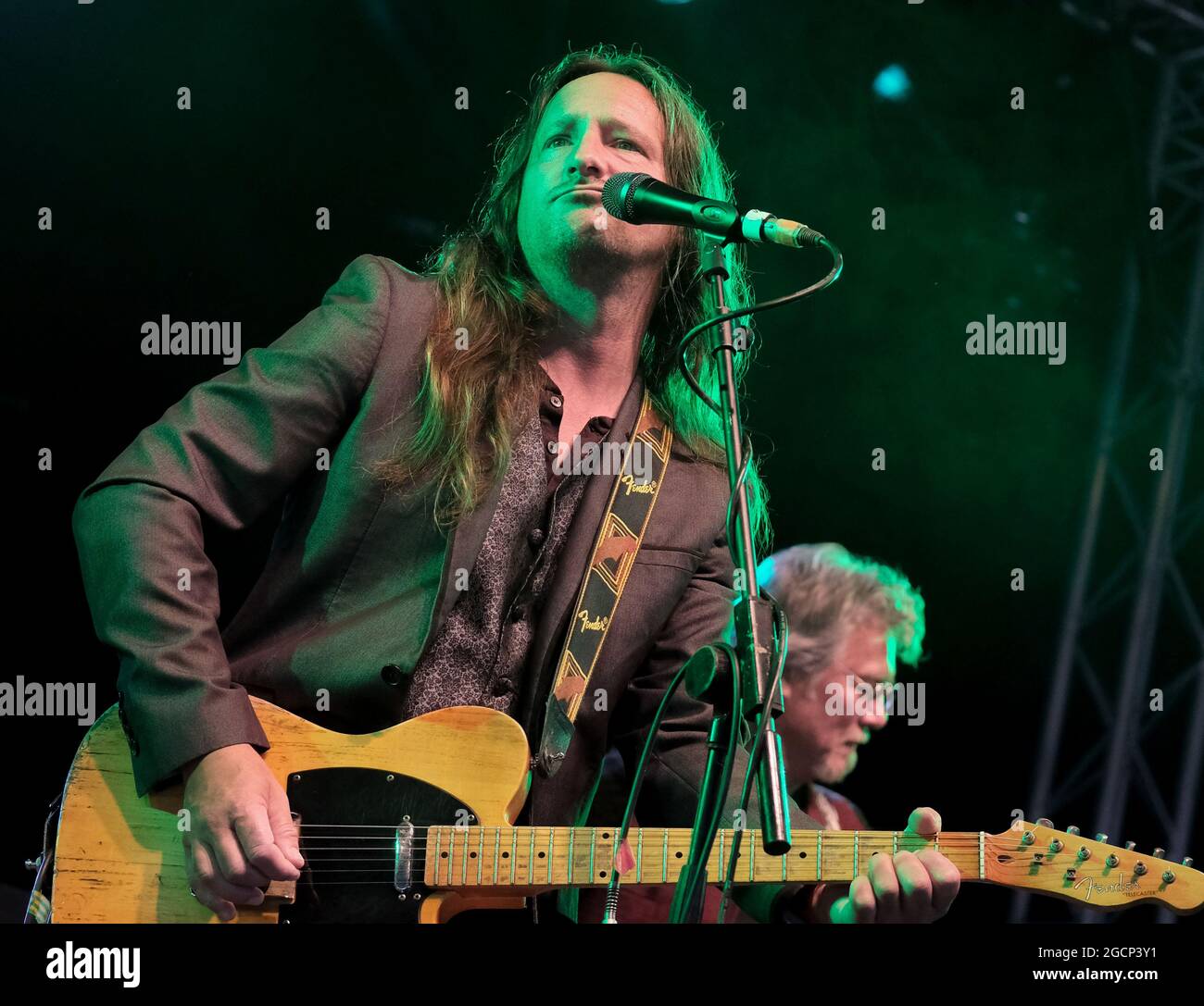 Wickham, UK. 08th Aug, 2021. Platinum album award winner Benjamin ...