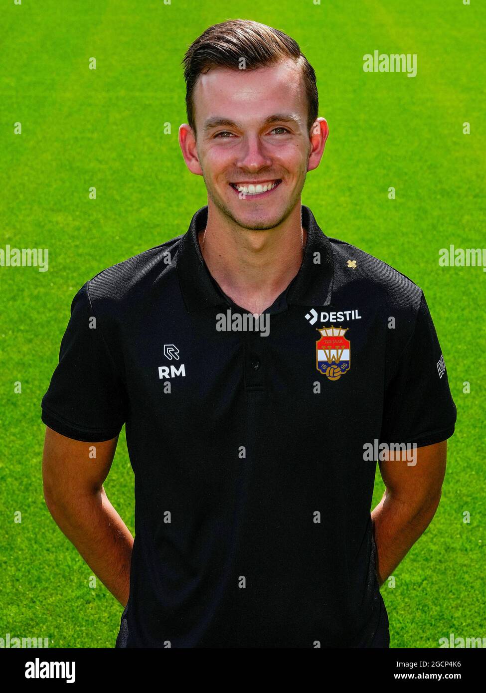 TILBURG, NETHERLANDS - AUGUST 9: data analyst Rick Mennes of Willem II ...