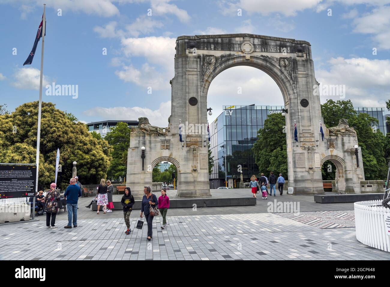CHRISTCHURCH, NEW ZEALAND - Dec 17, 2020: Christchurch, New Zealand ...