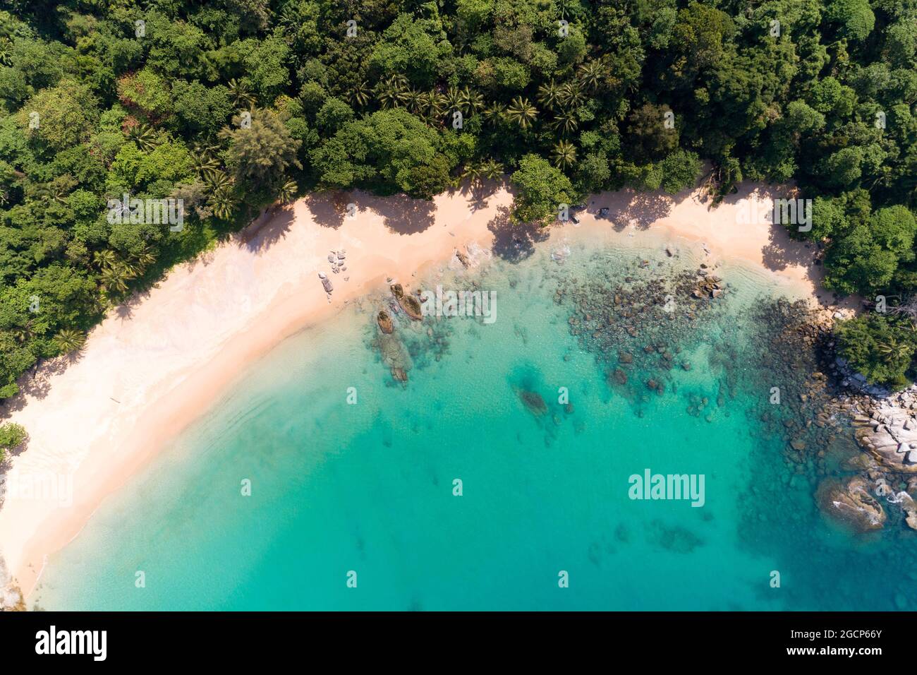 Amazing Sea aerial view Top down seashore nature background Beautiful ...
