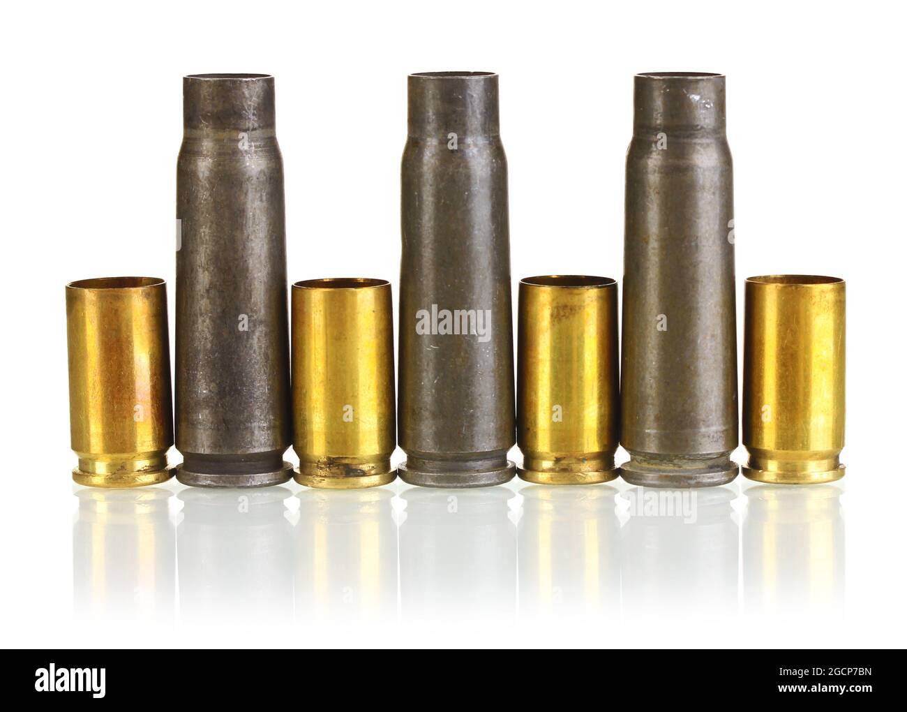 Shotgun cartridges isolated on white Stock Photo - Alamy