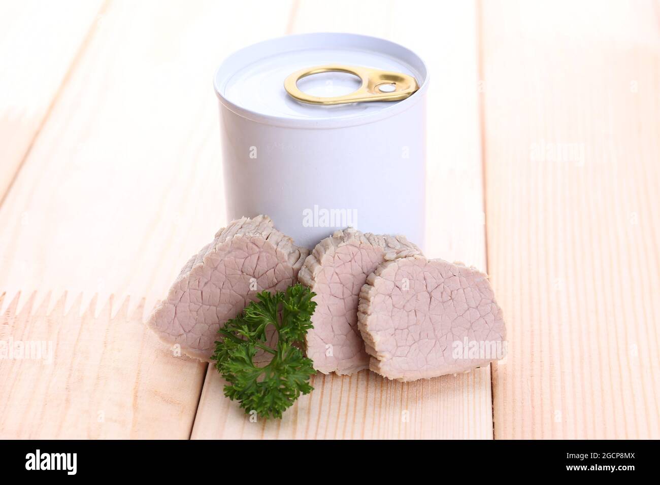 Meat paste for infant feeding, on wooden background Stock Photo - Alamy