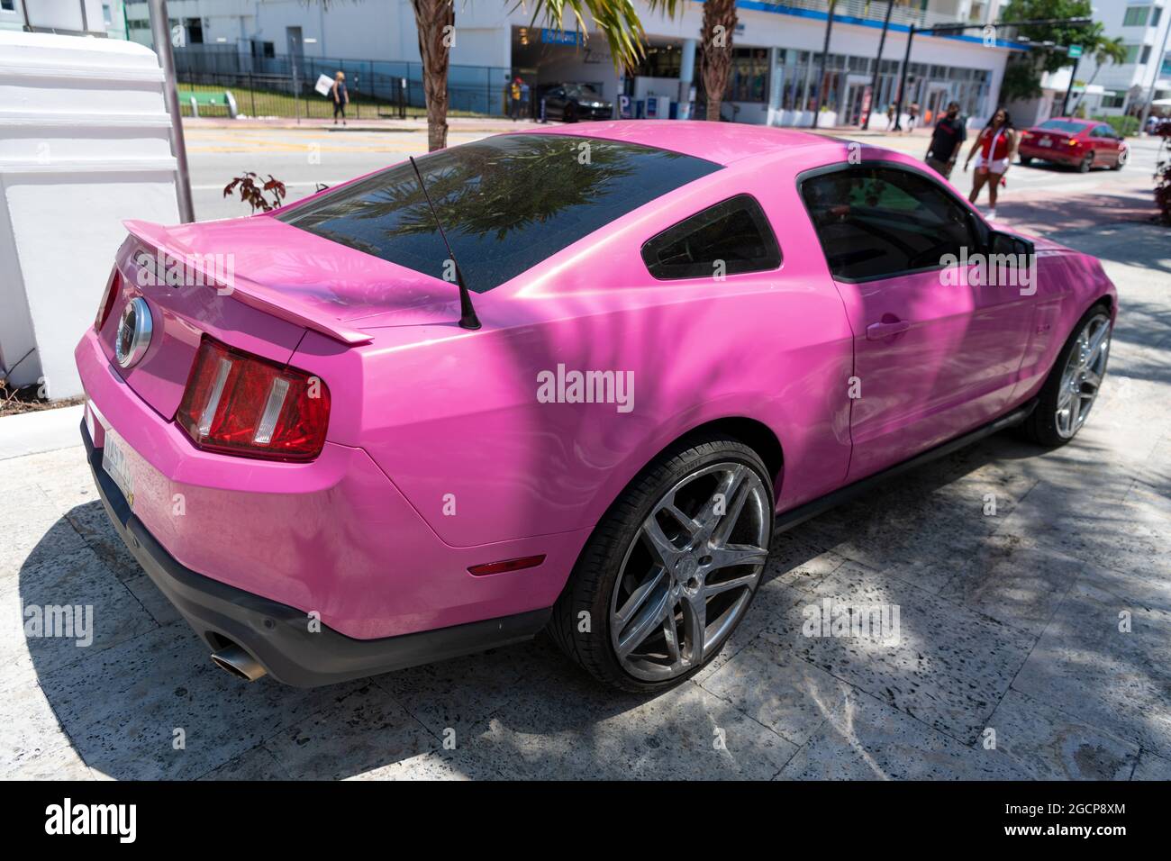 Los Angeles, California USA - April 14, 2021: ford mustang GT luxury ...