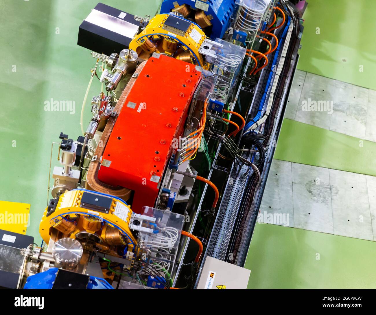 LINear accelerator tunnel of ALBA synchrotron Stock Photo - Alamy