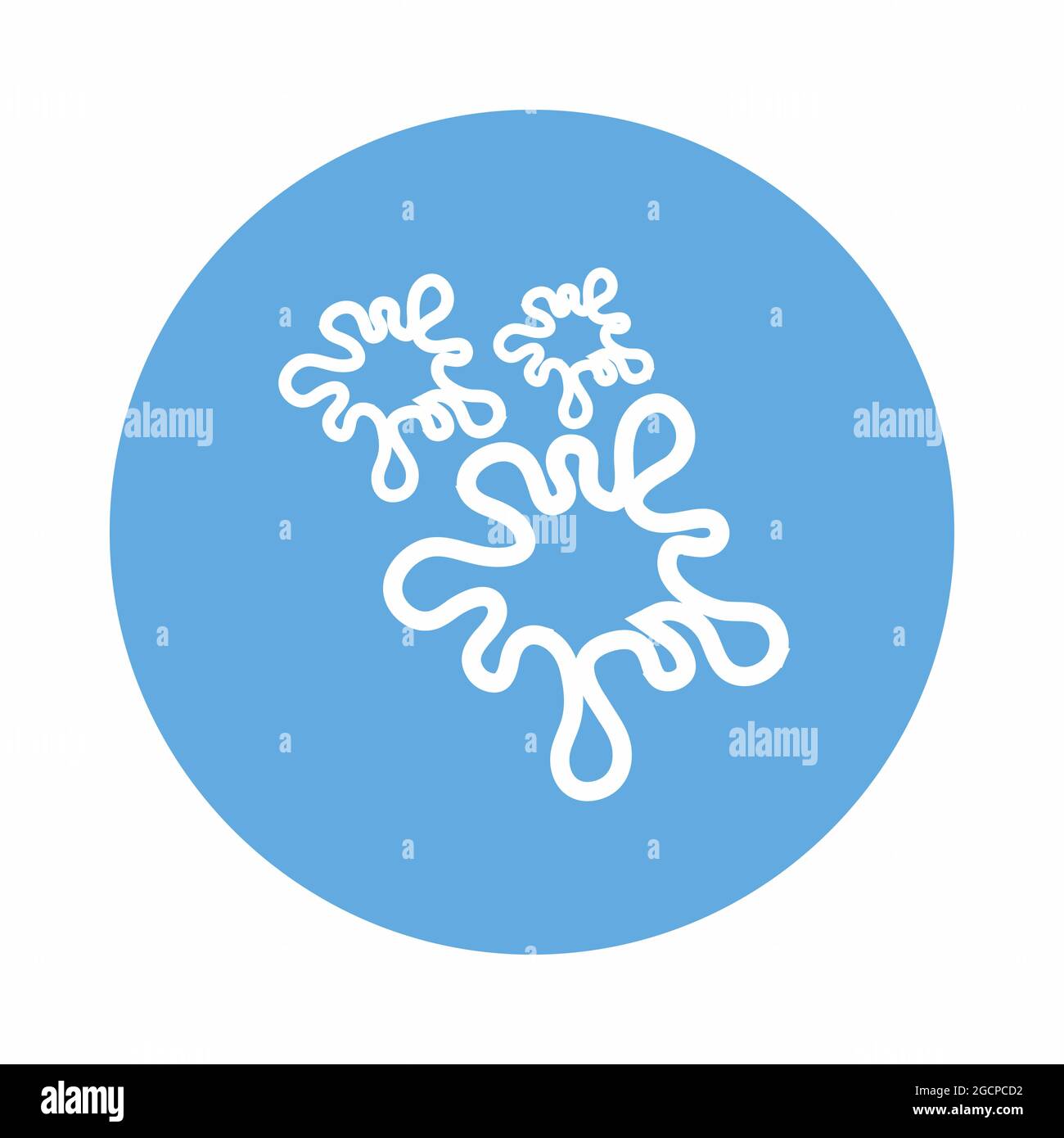 Icon Vector of Paint Ink - Blue Monochrome Style - simple illustration ...