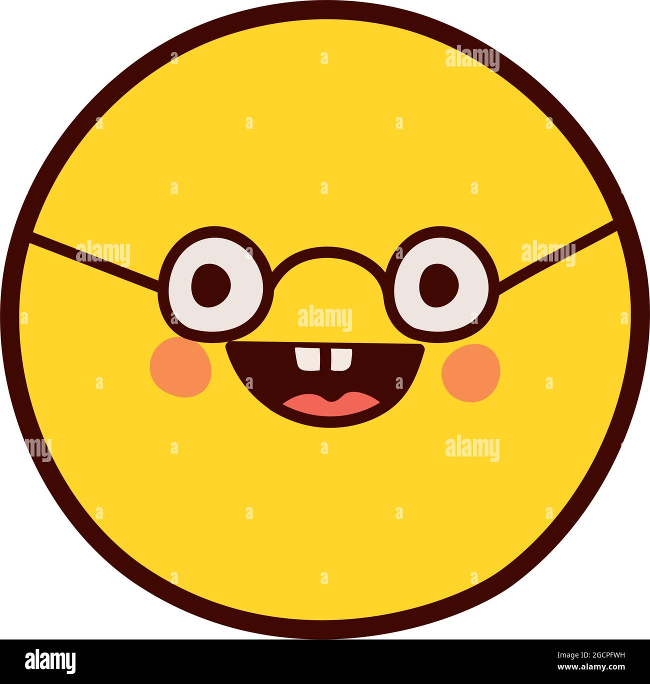 cheerful face representation Stock Vector Image & Art - Alamy