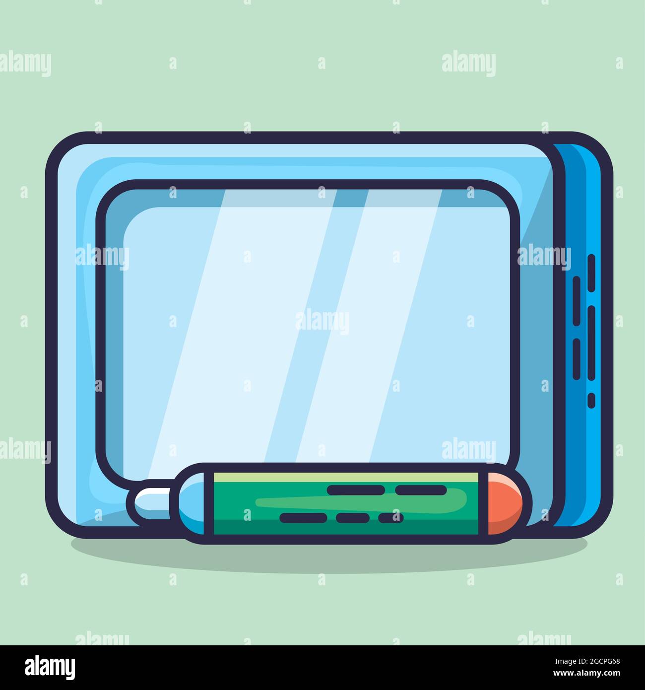 Digital painting style Stock Vector Images - Alamy