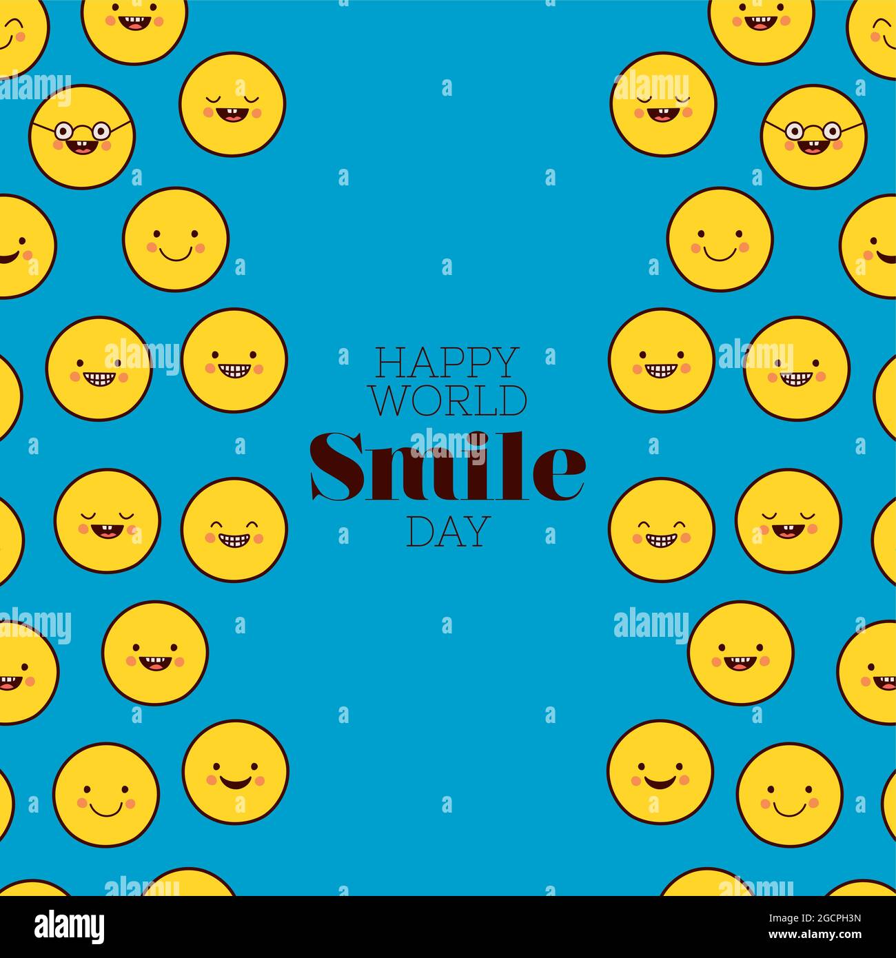 smile day poster Stock Vector Image & Art - Alamy