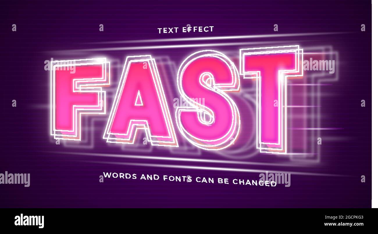 Futuristic typography hi-res stock photography and images - Alamy