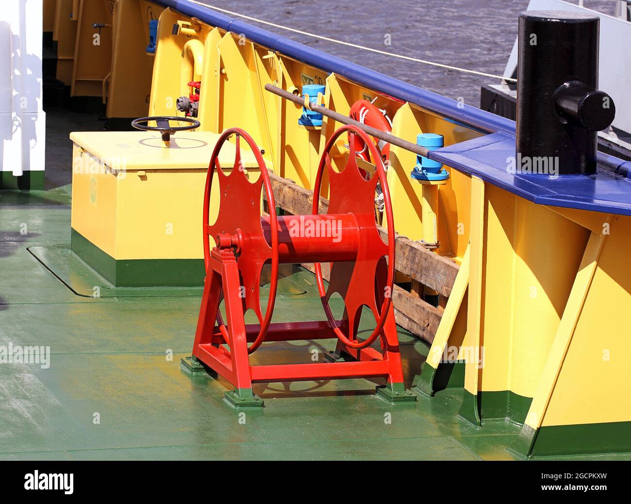 Drives and mechanisms for controlling the deck equipment of the ship ...