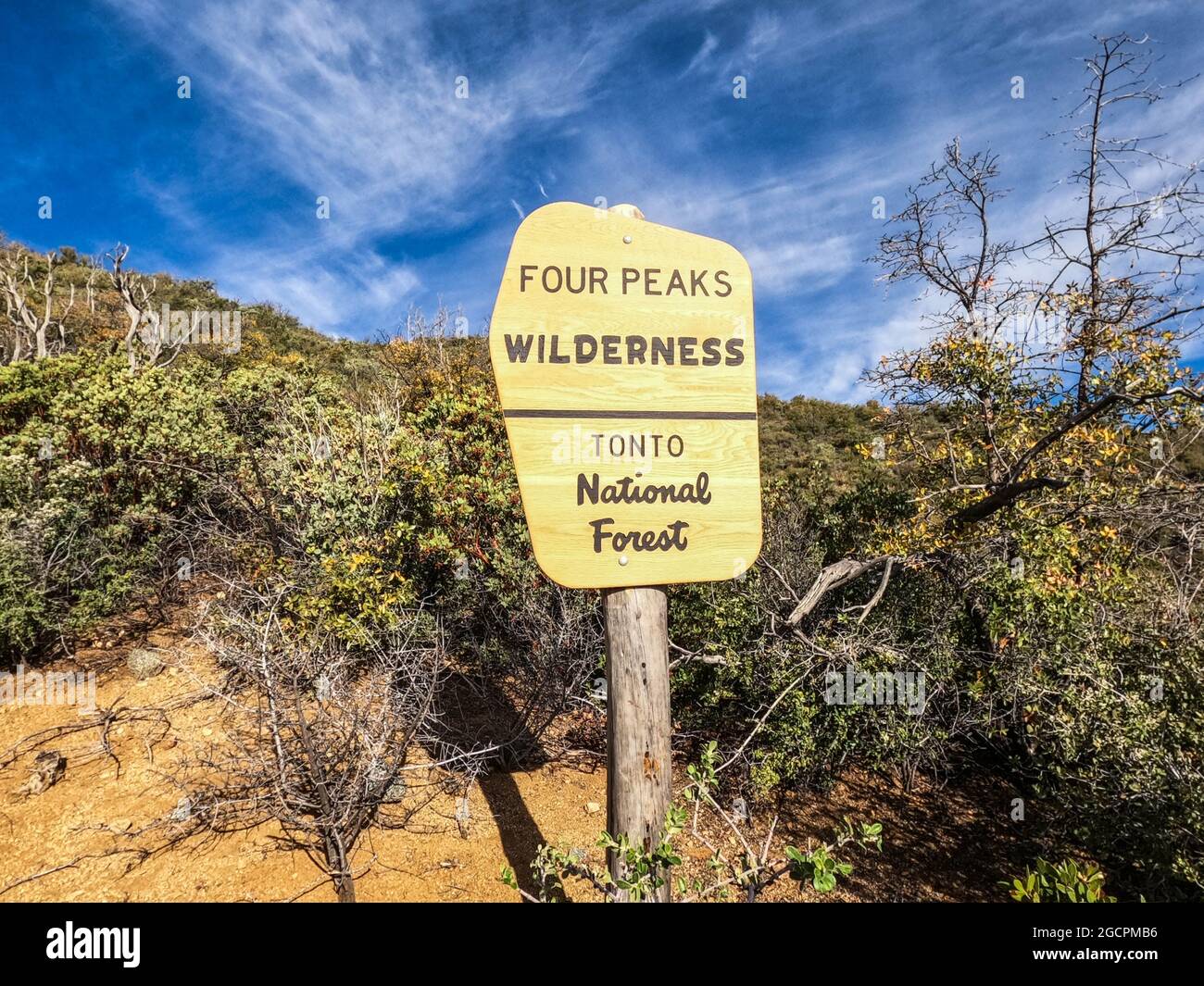 Sceneries along the Four Peaks Wilderness, Tonto National Forest ...