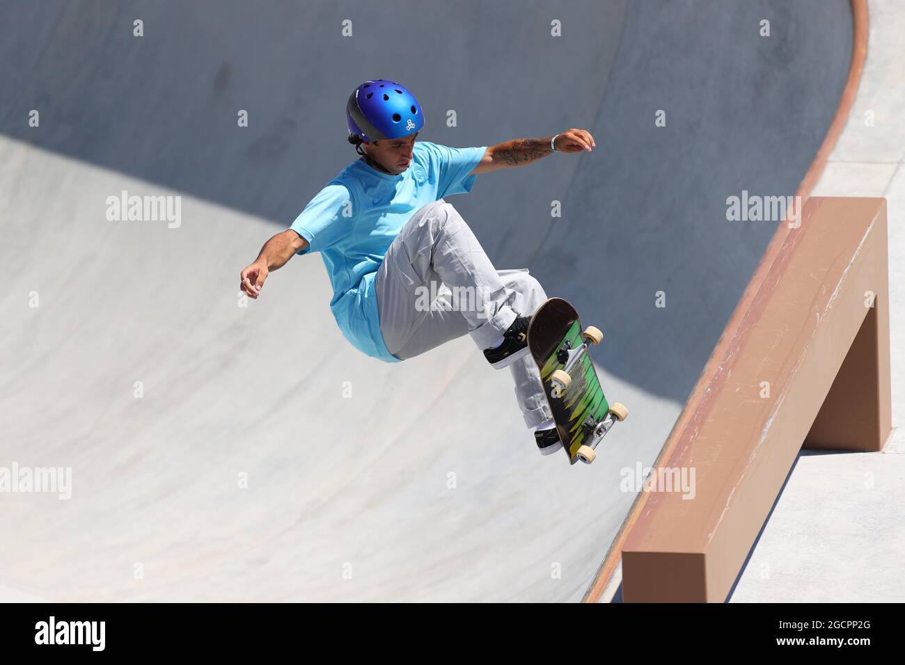 Tokyo, Japan. 5th Aug, 2021. Vincent MATHERON (FRA) Skateboarding : Men ...