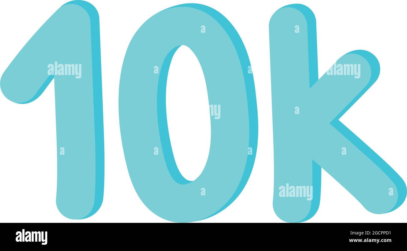 ten thousand followers label Stock Vector Image & Art - Alamy