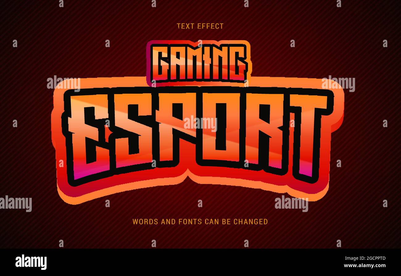 people's battleground text effect 100% editable eps cc Stock Vector ...