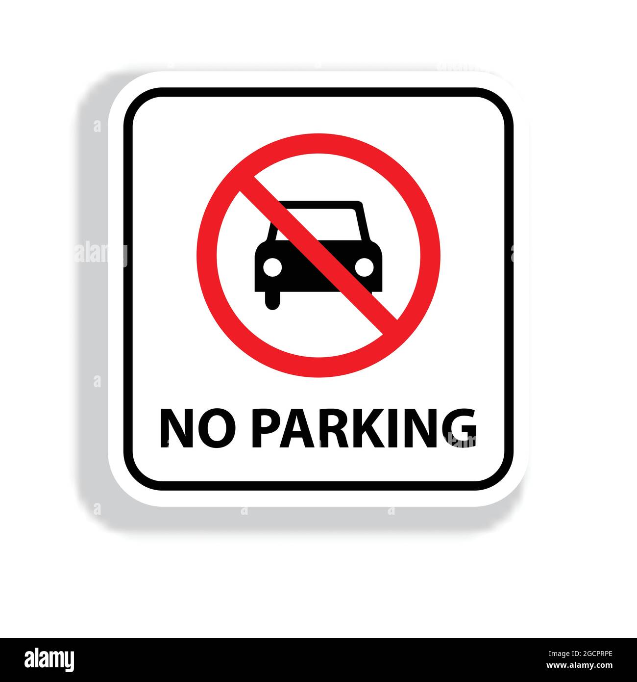 No Parking Sign Vector